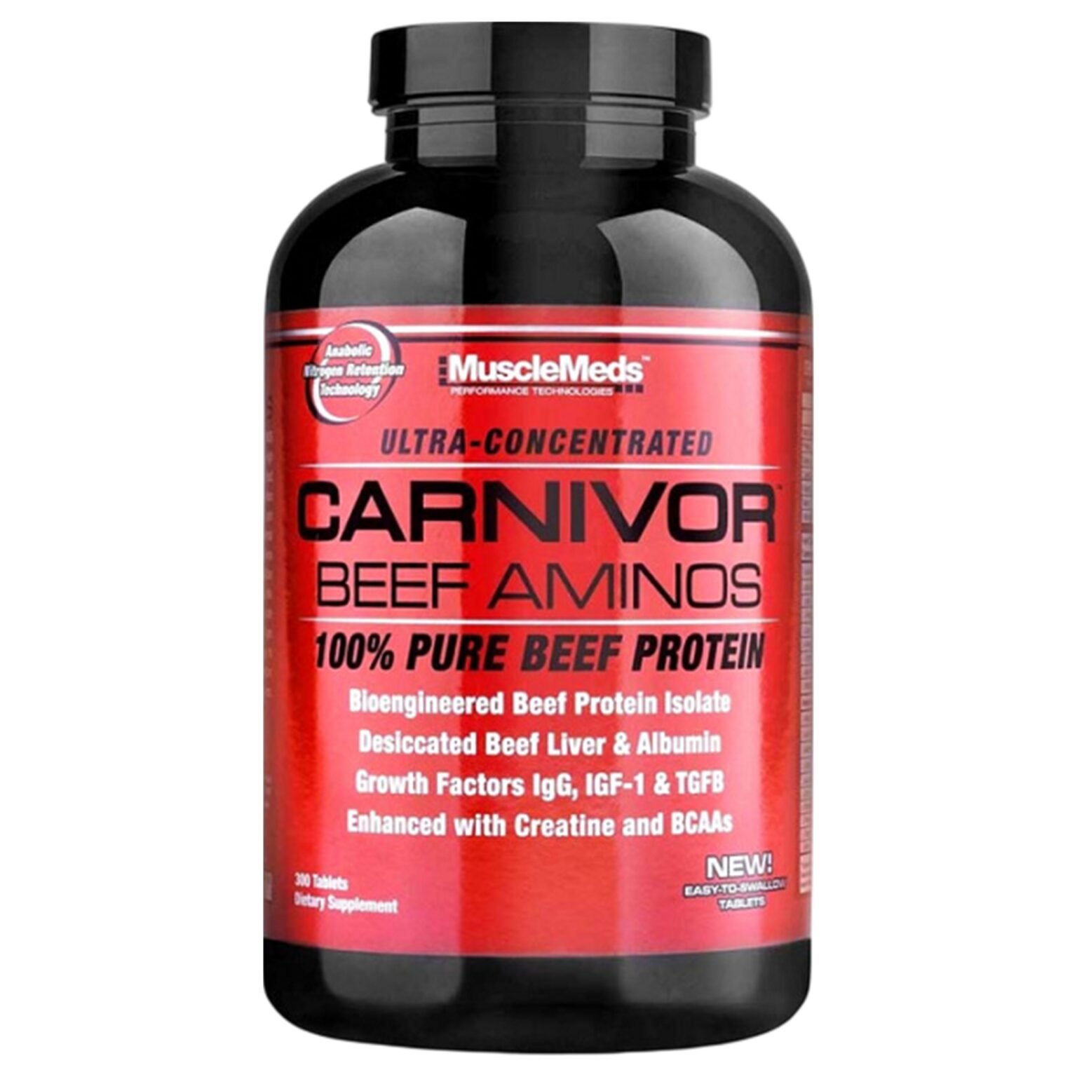 MuscleMeds Carnivor Beef Aminos – 300 Tablets - Protein House Qatar