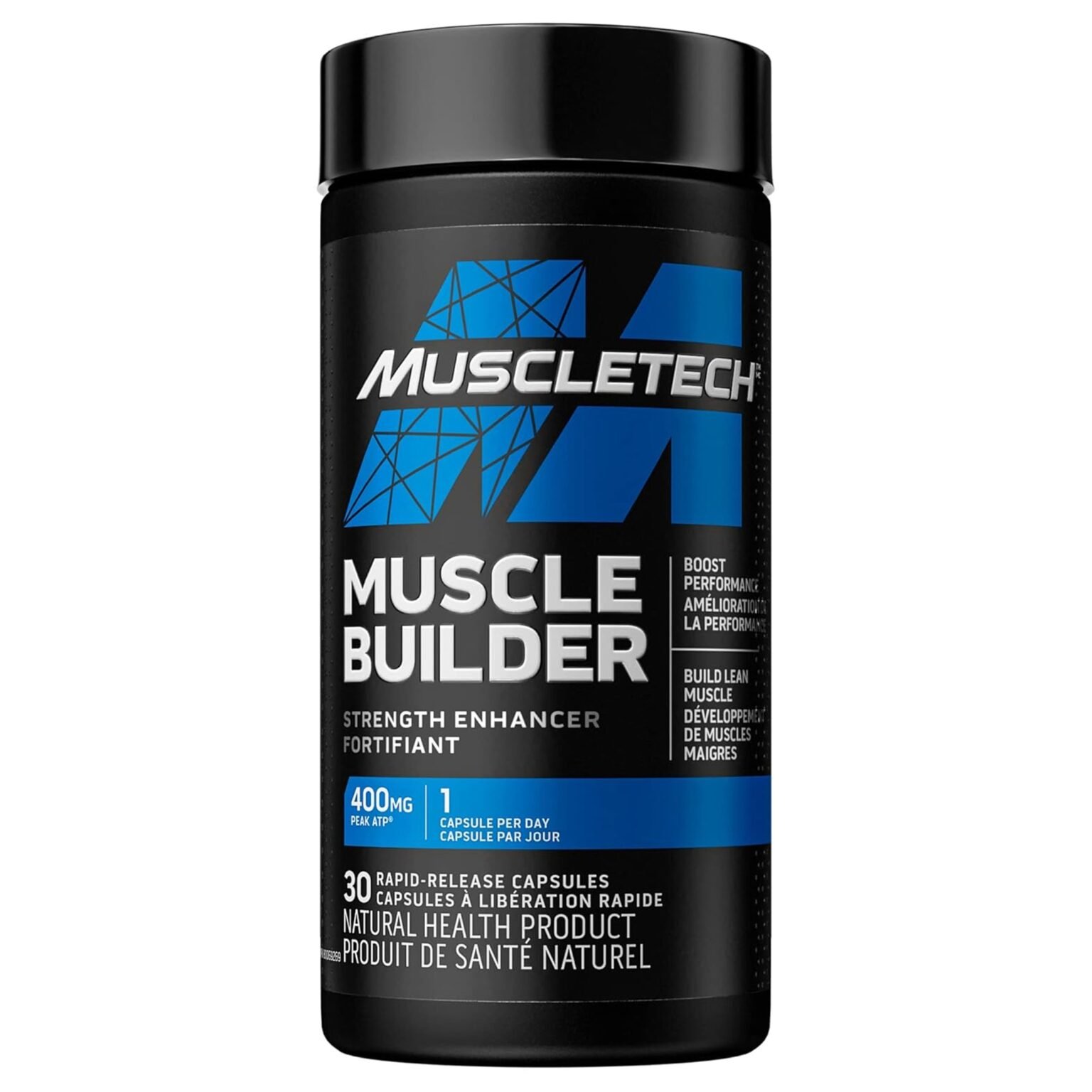 MuscleTech Platinum Muscle Builder, 400 mg, 30 Rapid-Release Capsules ...