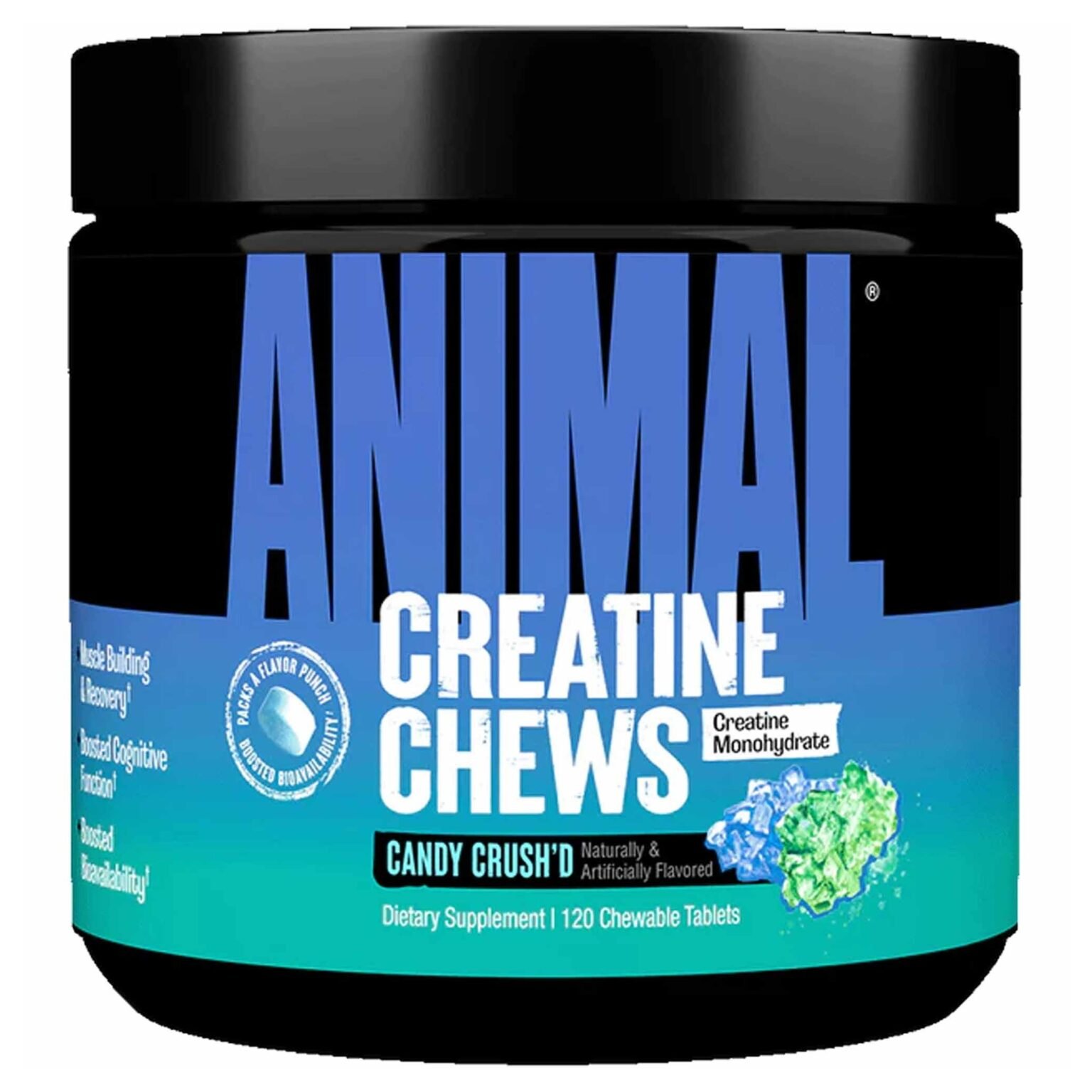 Animal Creatine Performance Chews – 200 Chewable Tablets - Protein ...