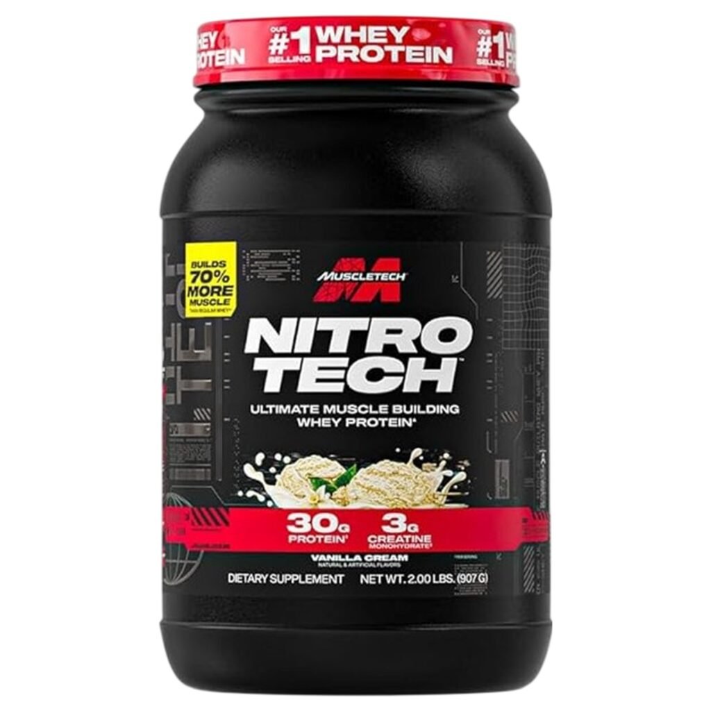 MuscleTech NitroTech Whey Protein – 2 lbs - Protein House Qatar