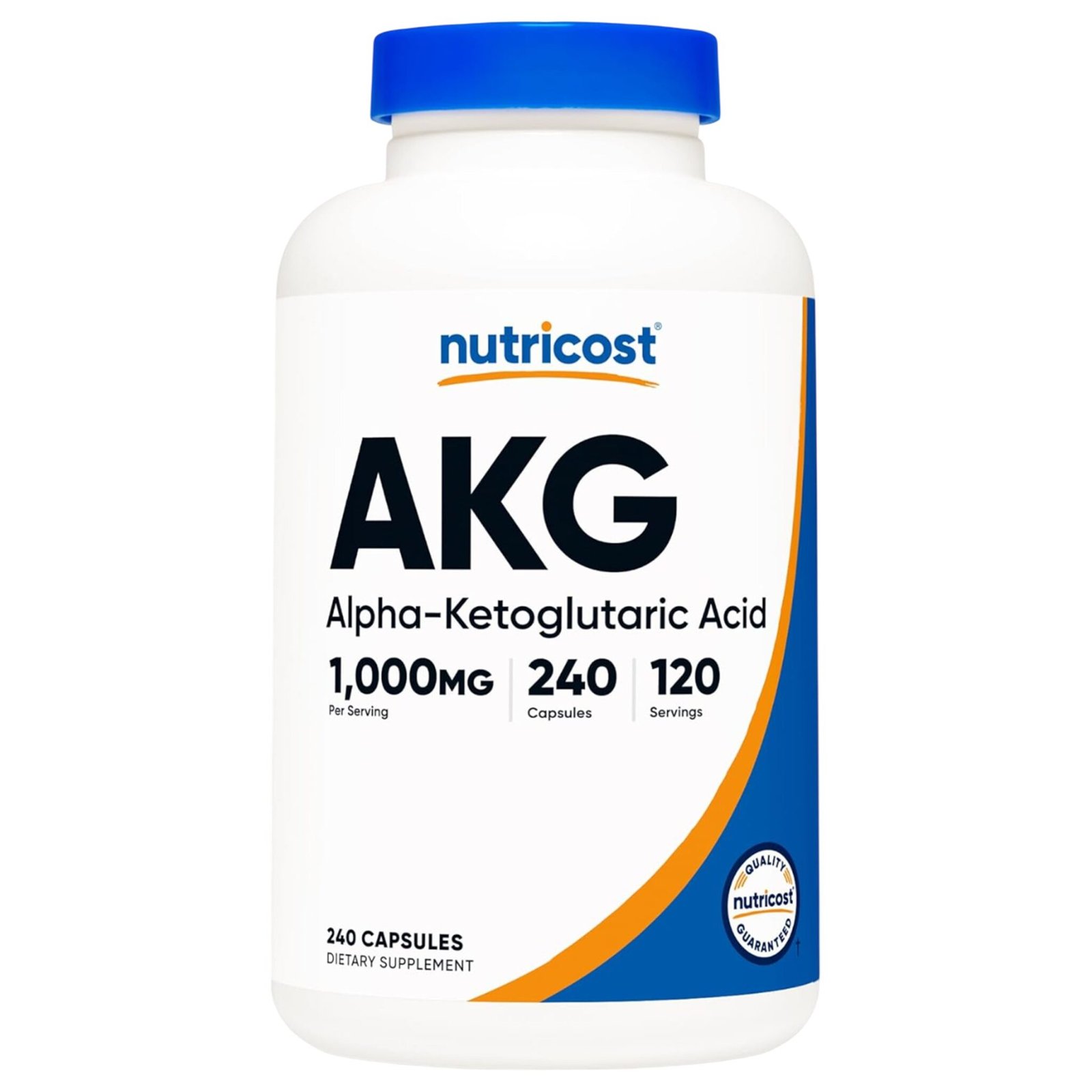 Nutricost AKG (Alpha-Ketoglutaric Acid) – 240 Capsules - Protein House ...