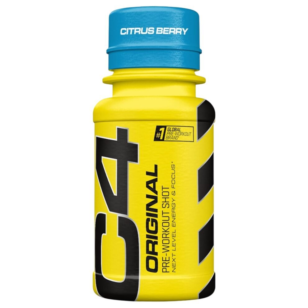 C4 / Cellucor C4 Original Pre-Workout Shot, Berry Citrus, 60 ml ...