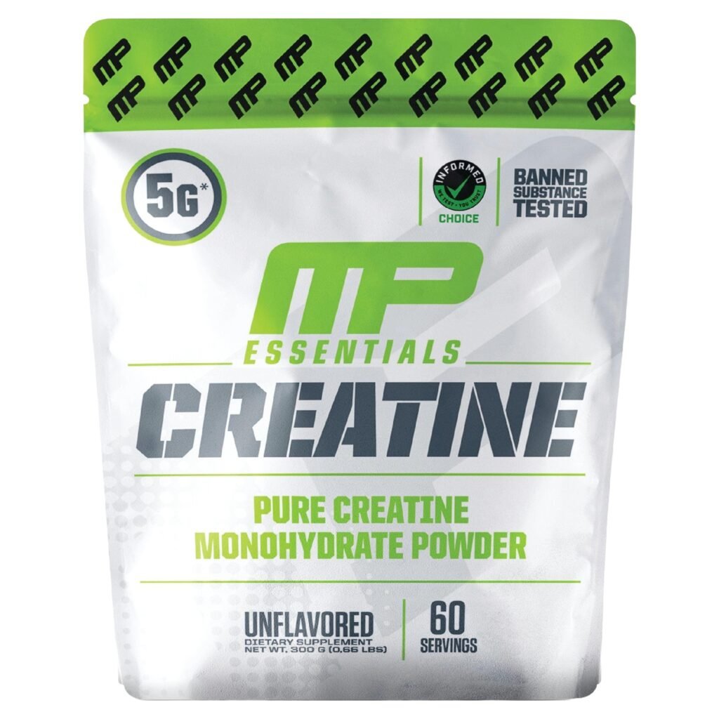 MusclePharm Essentials Creatine, Unflavored, 10.6 oz (300 g) - Protein ...