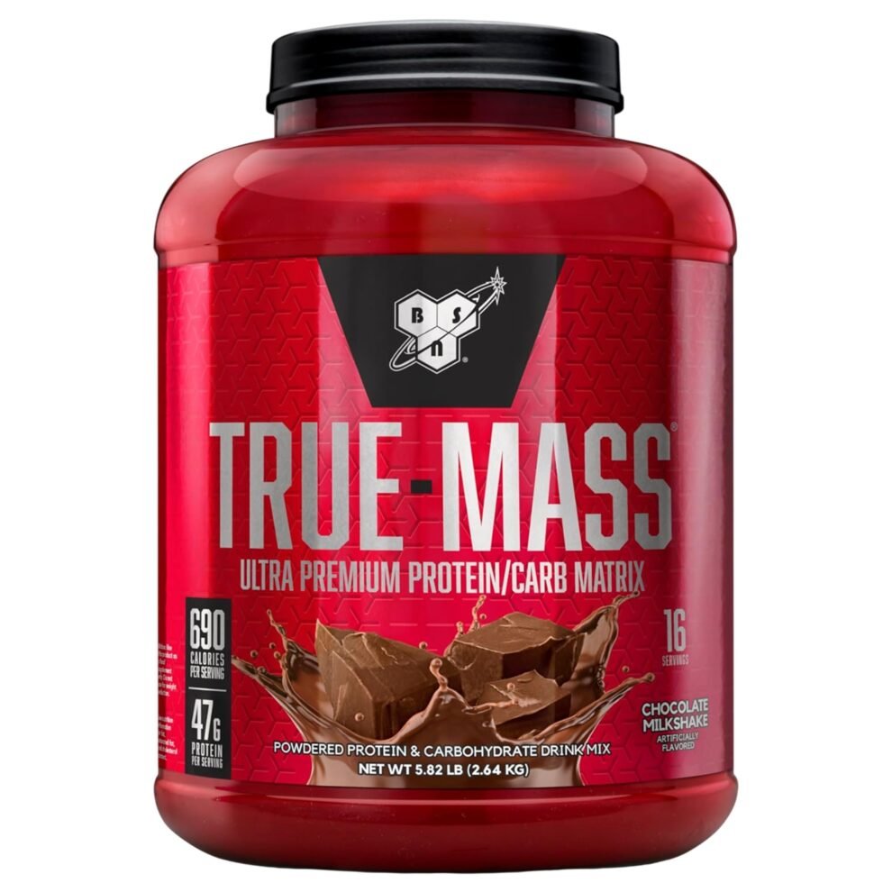 BSN True Mass Chocolate Milkshake – 6 lbs - Protein House Qatar