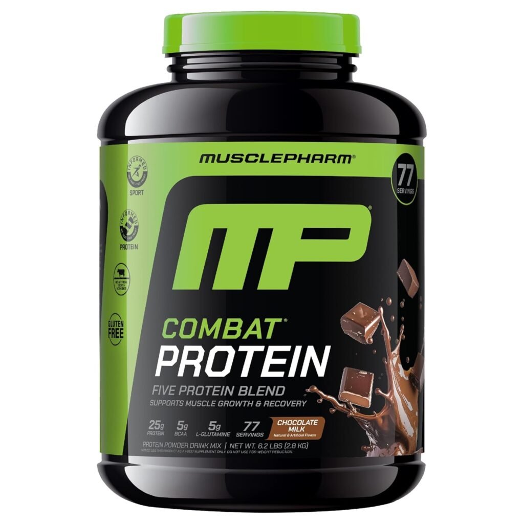MusclePharm Combat Protein Powder, 4.2 lbs - Protein House Qatar