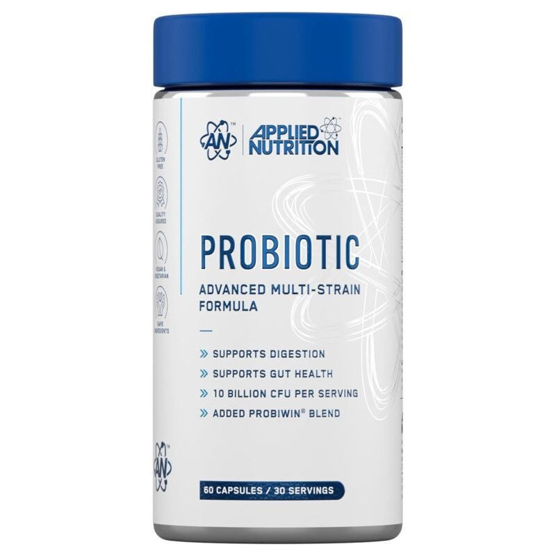 Applied Nutrition Probiotic Advanced Multi-Strain Formula – 60 Capsules ...