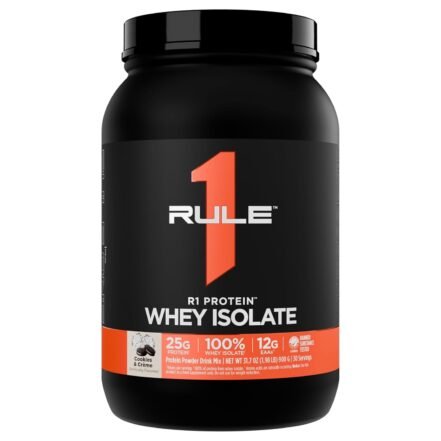 Rule 1 Whey Isolate – 2 lbs - Protein House Qatar