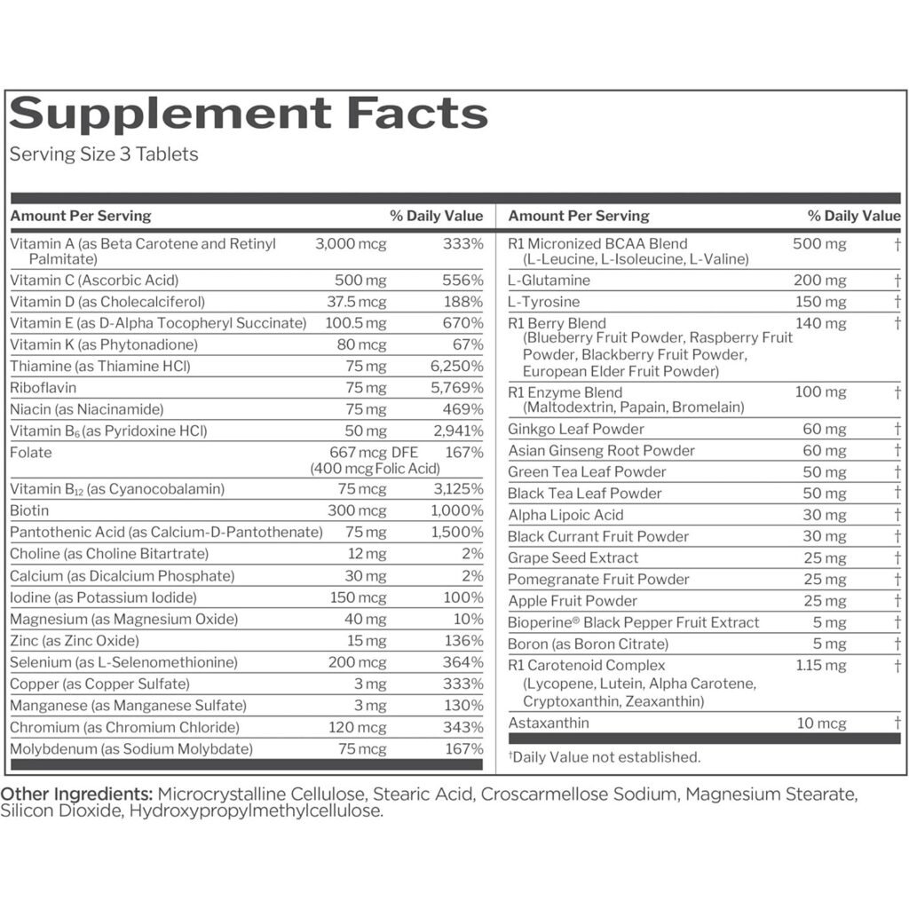 Rule 1 Men’s Multi – 90 Tablets - Protein House Qatar